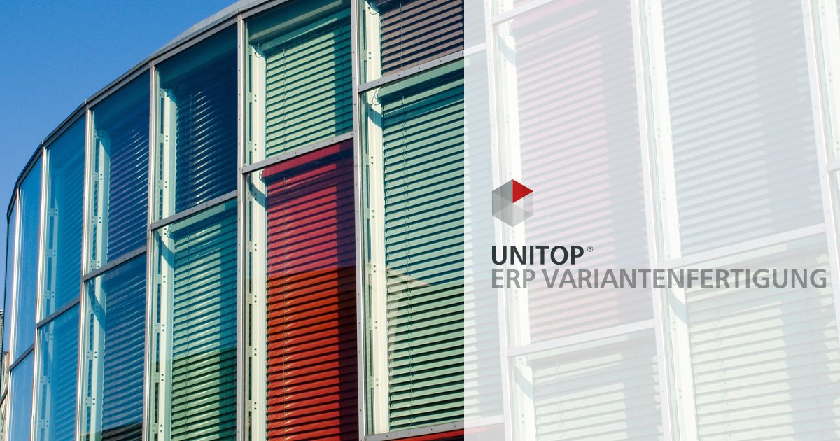 unitop ERP Variant Manufacturing